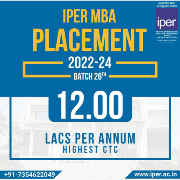 IPER MBA, Bhopal